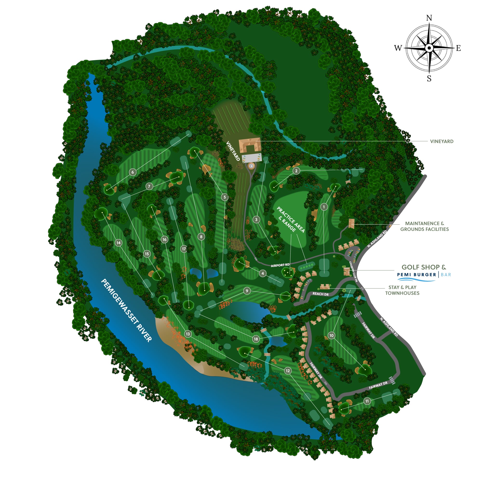COURSE MAP & CARD - ONVC